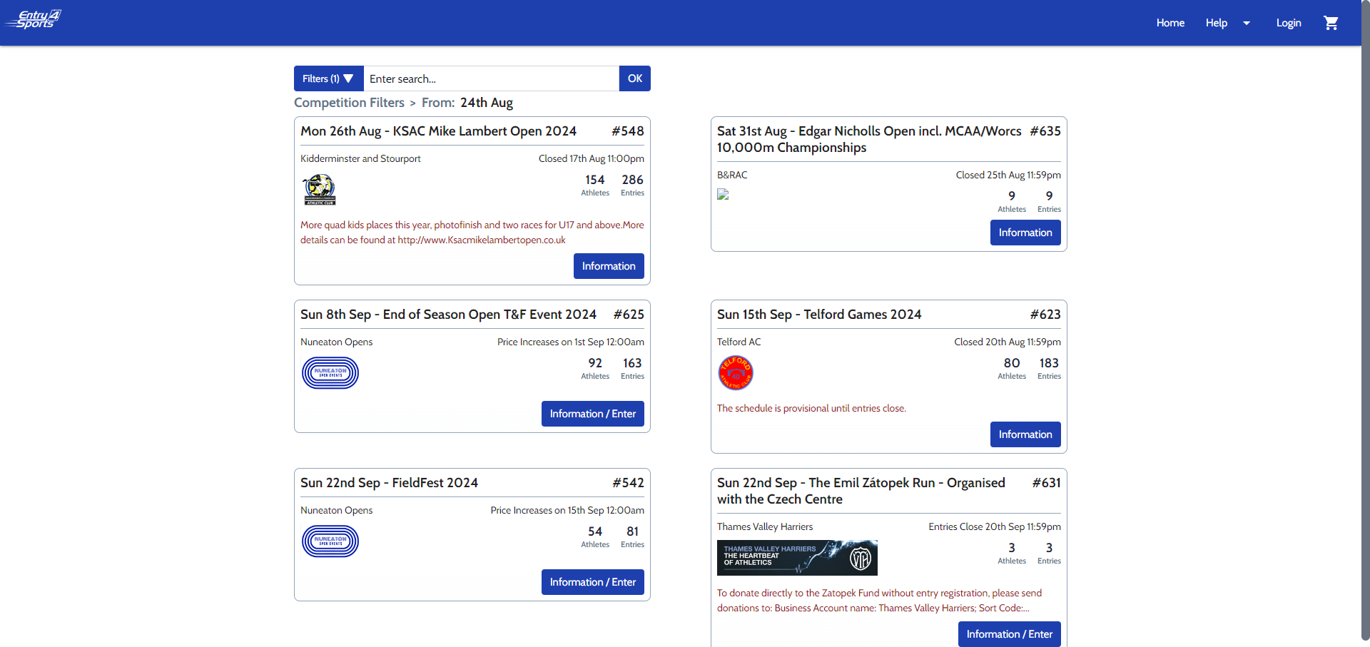 The Home Page – Support